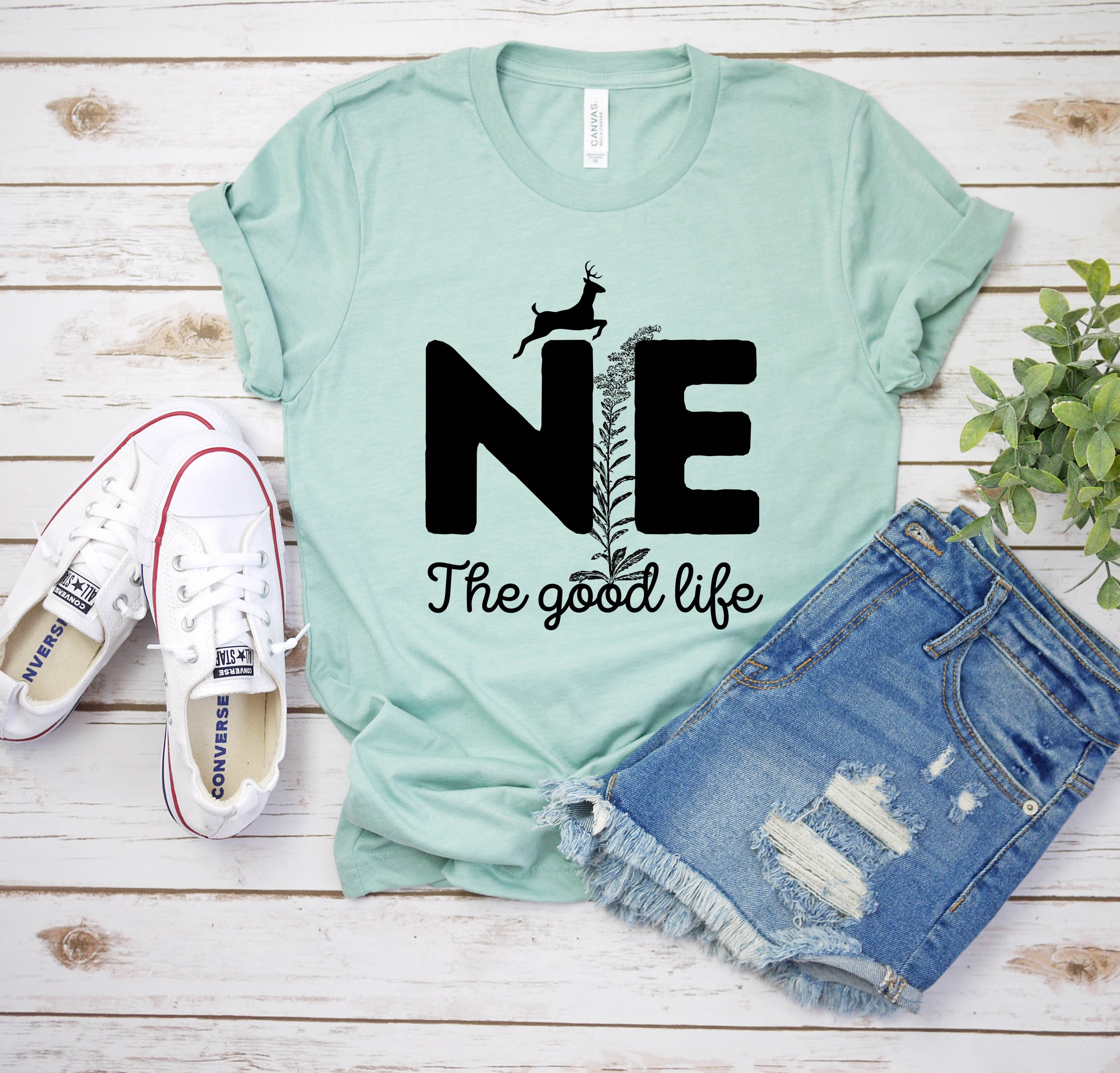 Nebraska the Good Life T-shirt NE Nebraska Apparel NE the - Etsy UK