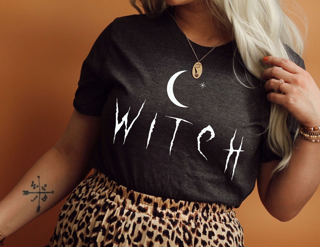 Witch Moon Shirt Star Shirt Moon Phase Witch Clothes Witchy Aesthetic ...