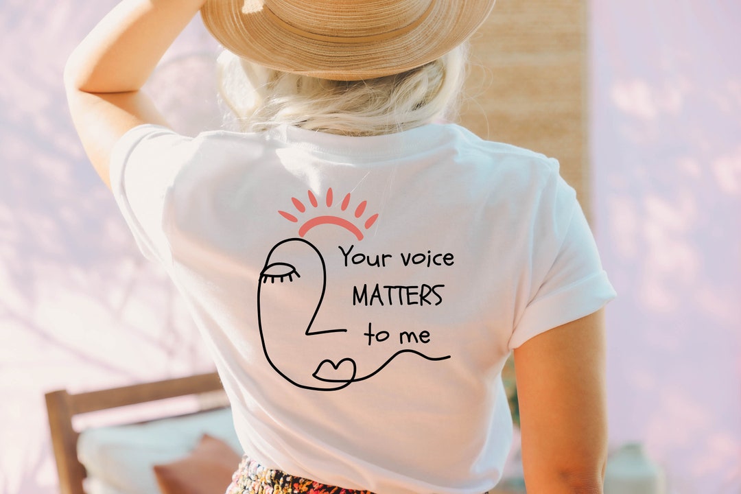SLP Shirt Your Voice Matters Every Voice Matters Speech Language ...