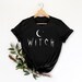 Witch Moon Shirt Star Shirt Moon Phase Witch Clothes Witchy - Etsy