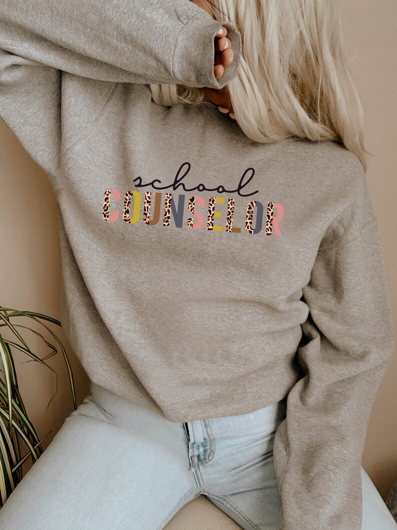 School Counselor Sweatshirt - School Counselor Sweater - Counselor ...