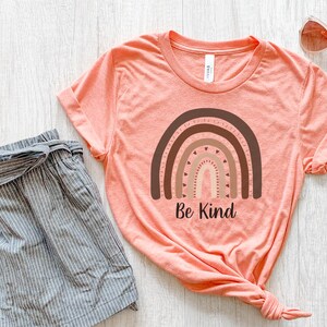 Be Kind Skin Color Shirt Rainbow Be Kind Equality Shirt - Etsy
