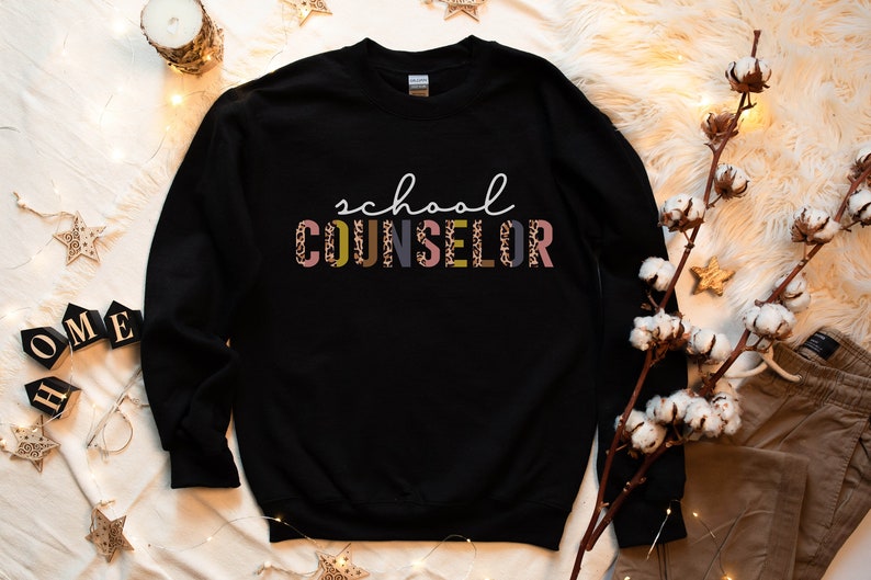 School Counselor Sweatshirt - School Counselor Sweater - Counselor ...