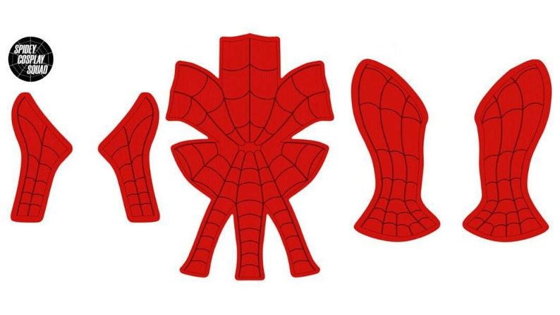 Spider Man Mask Sewing Template