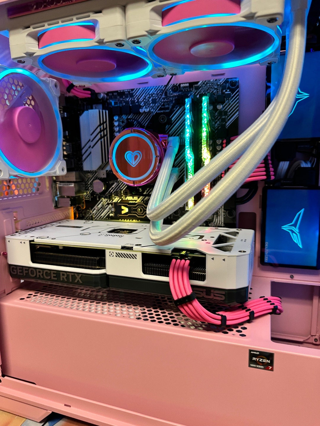 Evelynne Super ® the Original Pink Gaming Computer Prebuilt Streaming ...