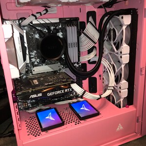 Pink Gaming PC NZXT Custom Build PC for Gaming - Etsy