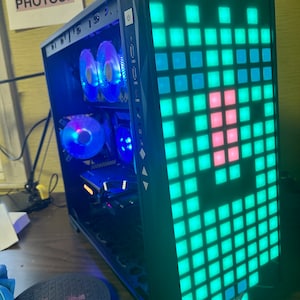 LED Front PC Case - Mid Sized Tower - Coming Soon!!! - Etsy