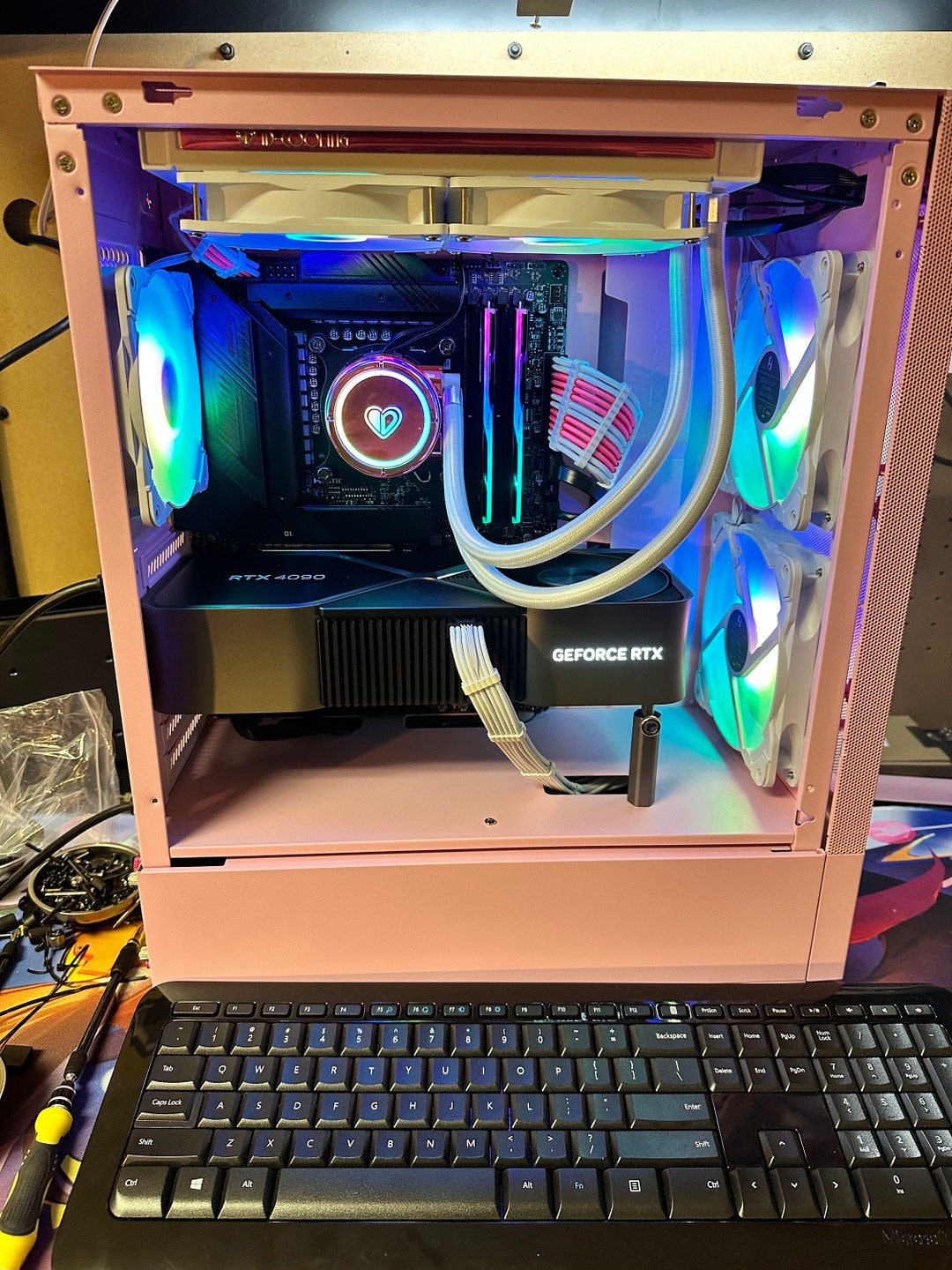 Evelynne Extreme ® the Original Pink Gaming Computer Prebuilt Streaming ...
