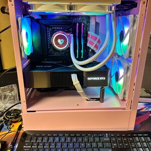 The Super Evelynne ® - the Original Pink Gaming Computer - Nvidia 5090 ...