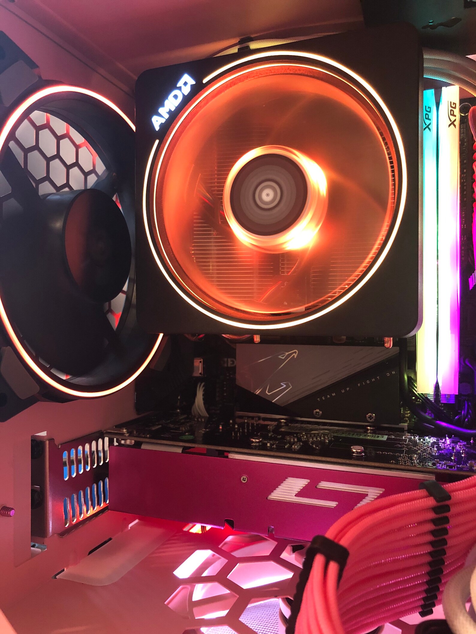 Mini Pink Desktop Gaming PC with Pink Graphics Card Wireless | Etsy