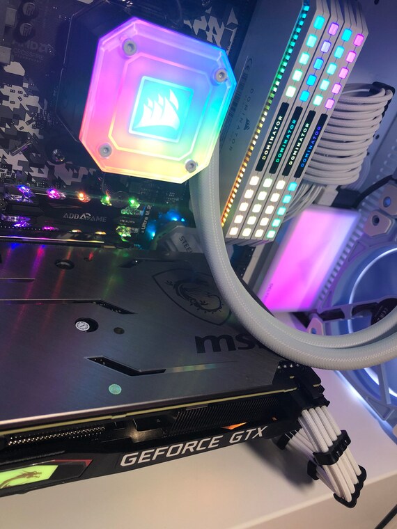 Kristen the RGB SPECIAL White Gaming Computer White PC - Etsy