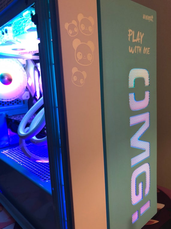 Gaming Computer Case Red