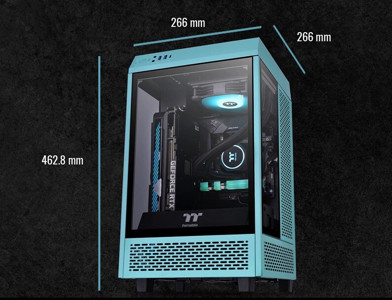 Turquoise Mini Gaming PC Super CUTE Micro ITX Coming | Etsy