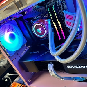 Evelynne Extreme ® the Original Pink Gaming Computer Prebuilt Streaming ...