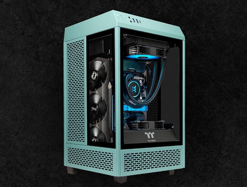 Turquoise Mini Gaming PC Super CUTE Micro ITX Coming | Etsy