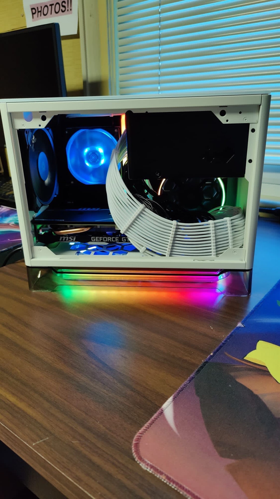 Sold Out -mini Pink Desktop Gaming PC With Pink Graphics Card Wireless ...