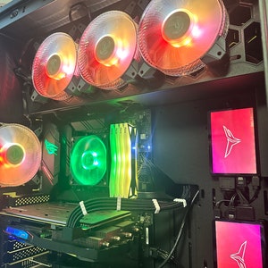 LED Front PC Case - Mid Sized Tower - Coming Soon!!! - Etsy