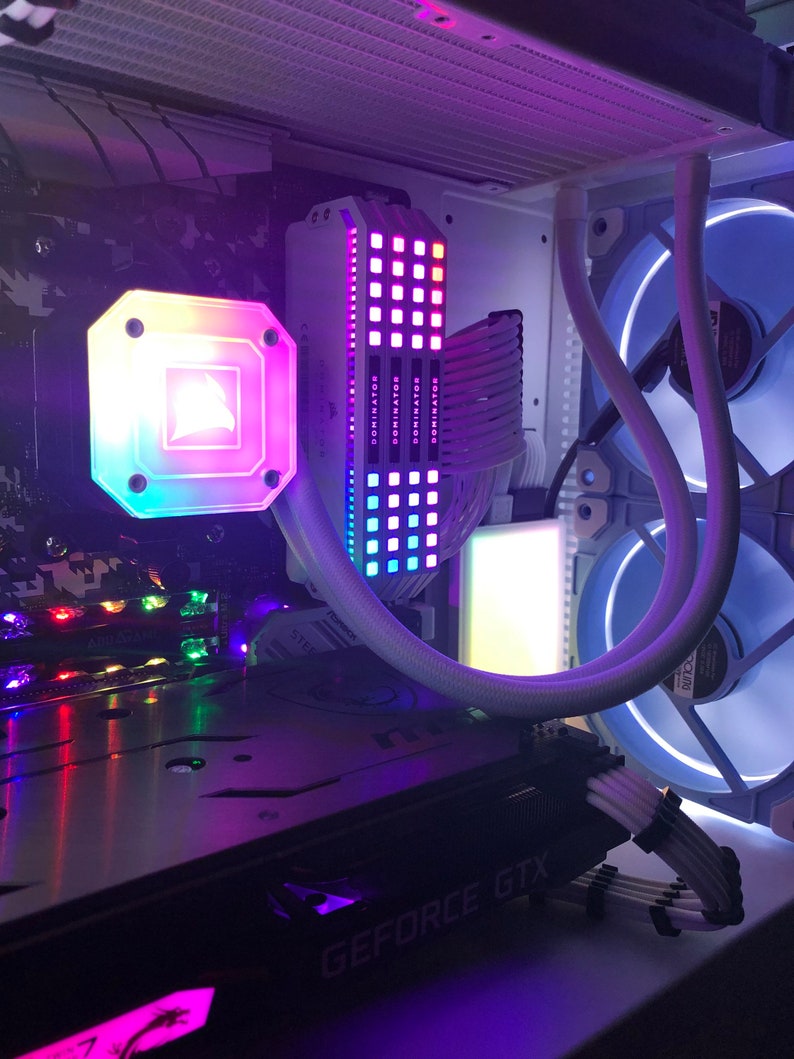 Kristen - the RGB SPECIAL - White Gaming Computer - White PC - Etsy