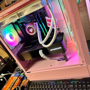 Evelynne Extreme ® the Original Pink Gaming Computer Prebuilt Streaming ...