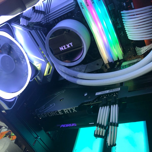 White Custom Pc Build - Etsy