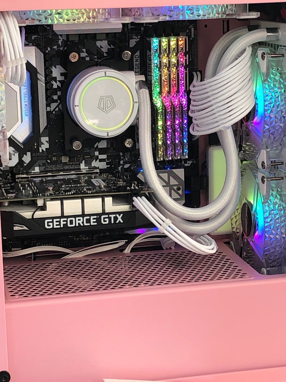 CUTE Panda OMG the Panda Gaming Computer Mint Pink Red - Etsy