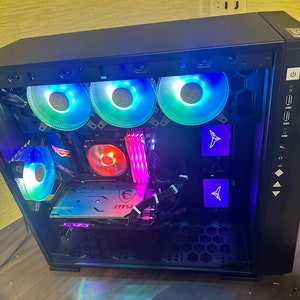 LED Front PC Case - Mid Sized Tower - Coming Soon!!! - Etsy