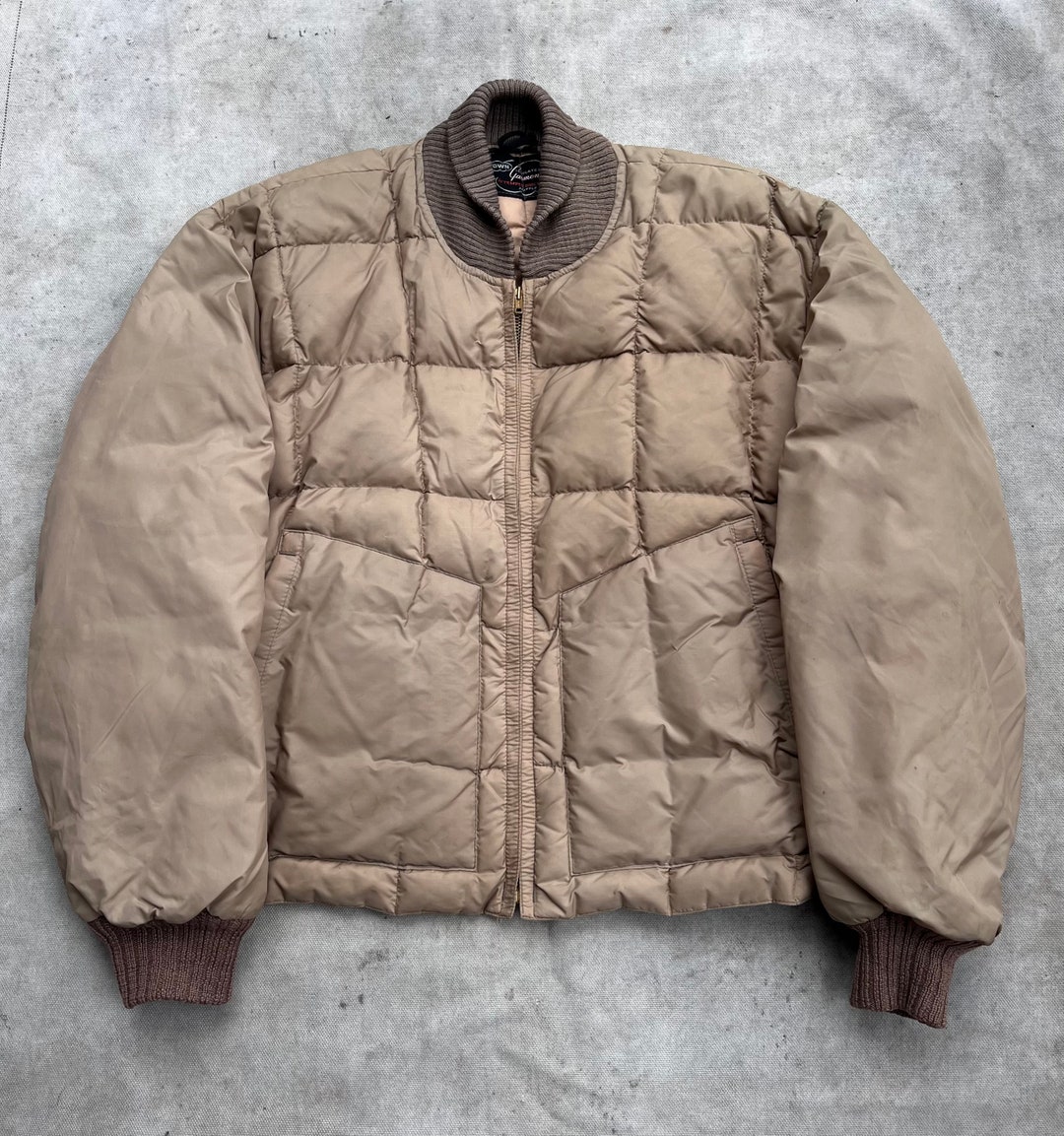 Vintage 1960s Tempco Insulated Down Jacket - Etsy