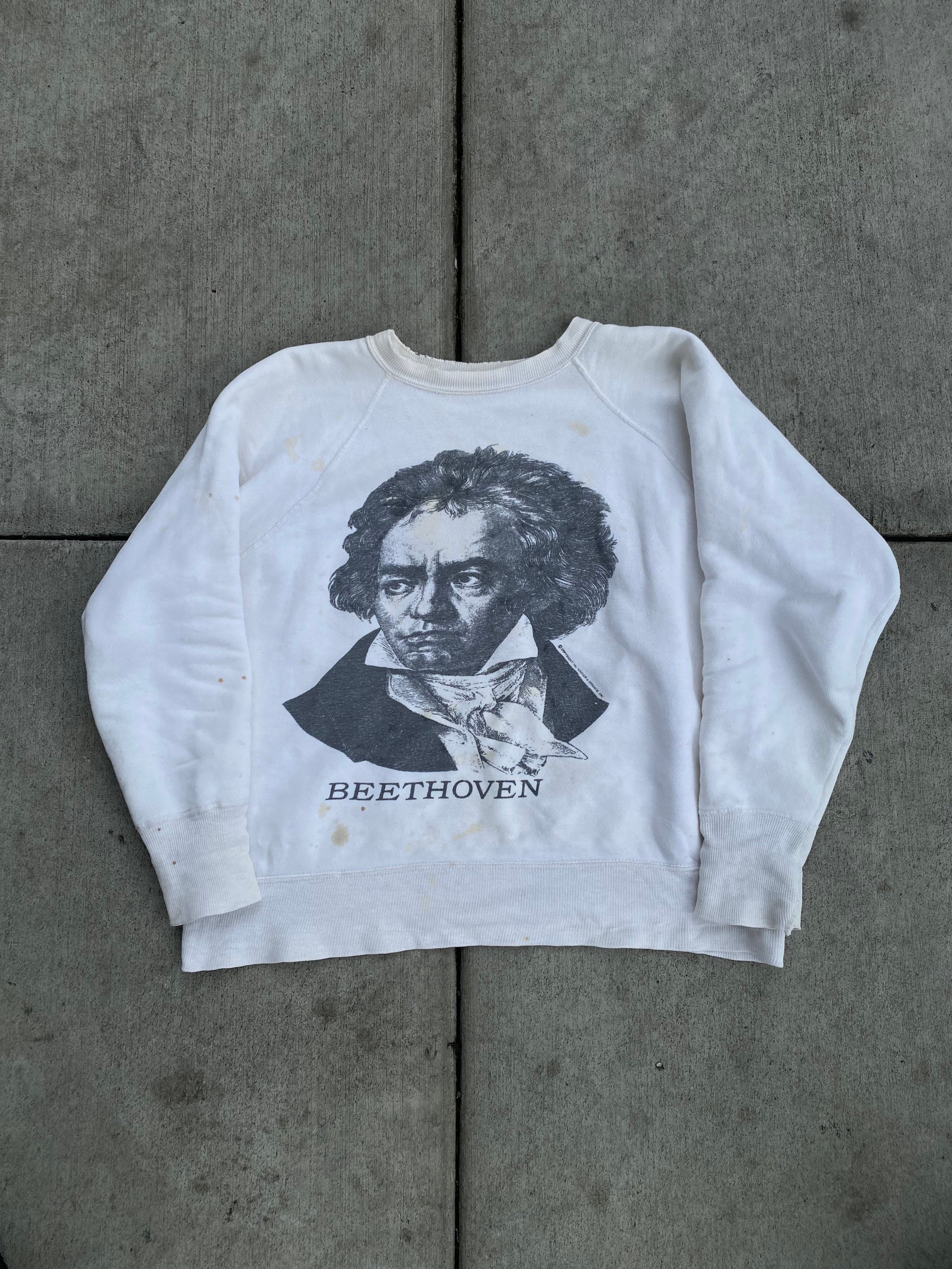 Vintage 1960's Beethoven Composer Sweatshirt - Etsy Vintage 1960's Beethoven Composer Sweatshirt - Etsy
