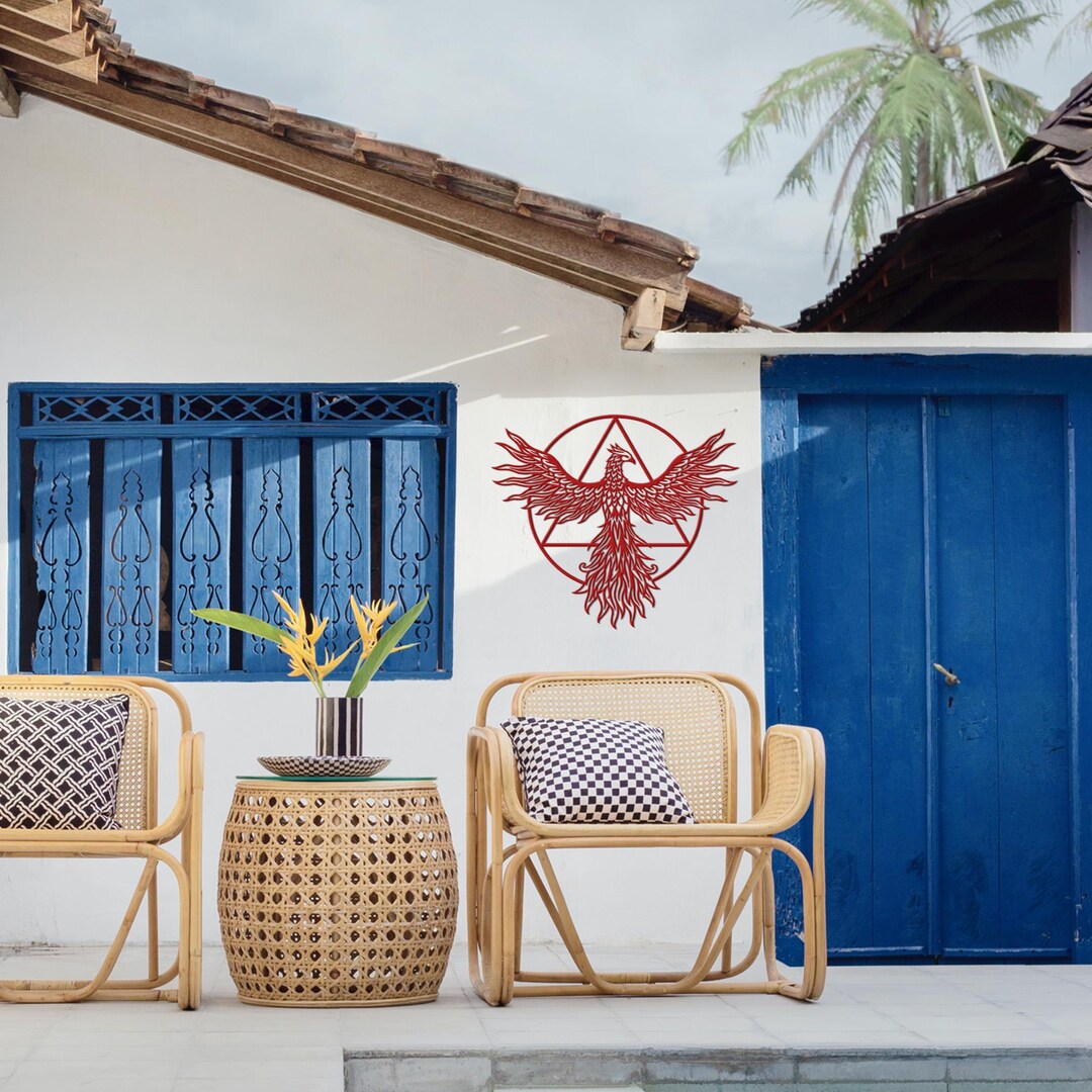 AA Phoenix Wall Art, Alcoholics Anonymous Triangle Circle, Sobriety ...