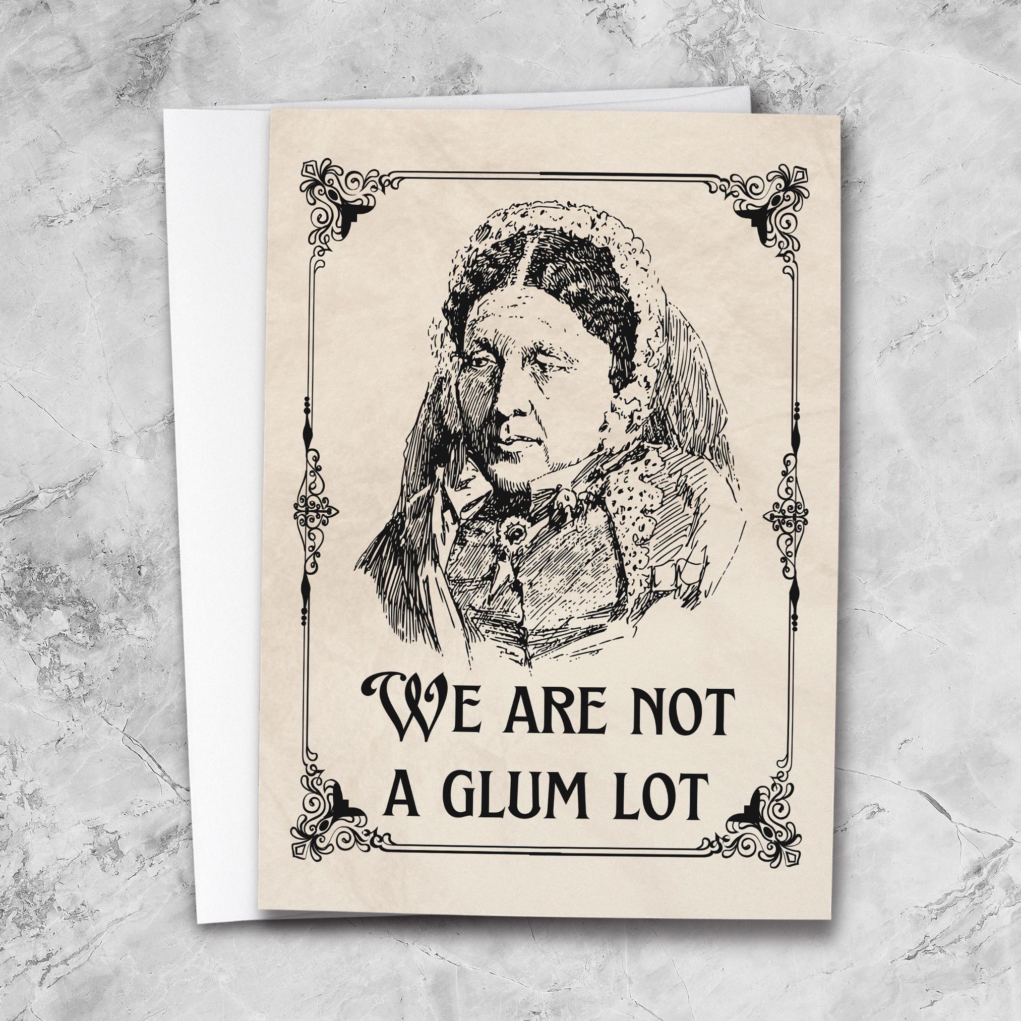 Funny Sobriety Card – “we Are Not a Glum Lot” Big Book Quote – AA NA ...