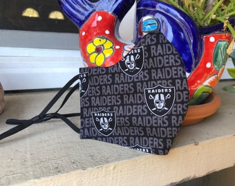 Raiders Face Mask - Etsy