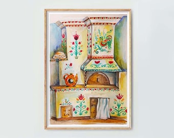 Ukrainian Stove Art - Etsy UK