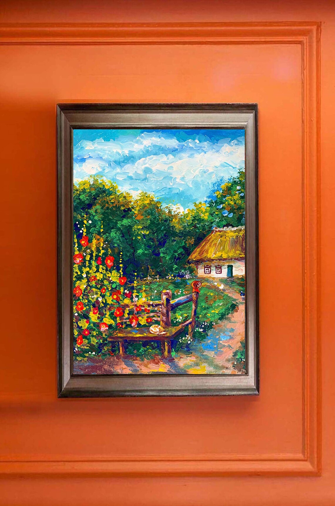 Ukrainian Landscape Oil Original Painting Wall Canvas Art 8 by | Etsy