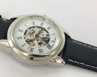 Wind up Wrist Watch Men | Etsy