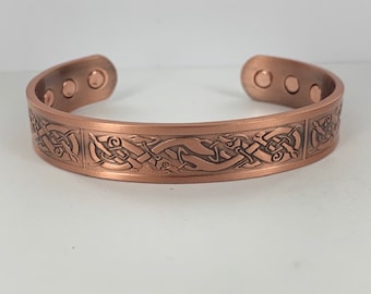 Celtic Copper Bracelet | Etsy