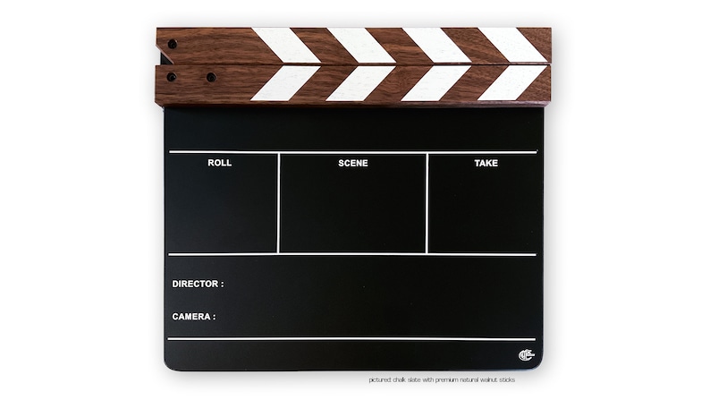 11" Chalk Hollywood Clapperboard - Etsy