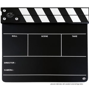 11" Chalk Hollywood Clapperboard - Etsy