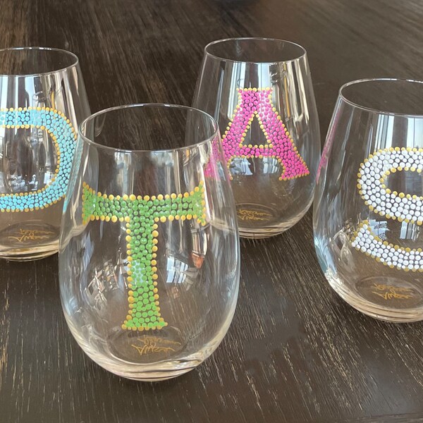 Painted Monogram - Etsy