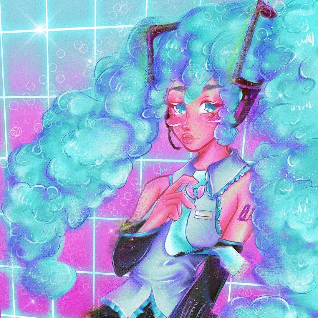Hatsune Miku Print - Etsy