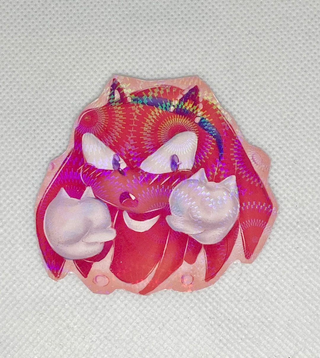Cat Knuckles Holographic Sticker - Etsy