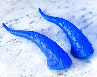 Blue Dragon Horns - Etsy
