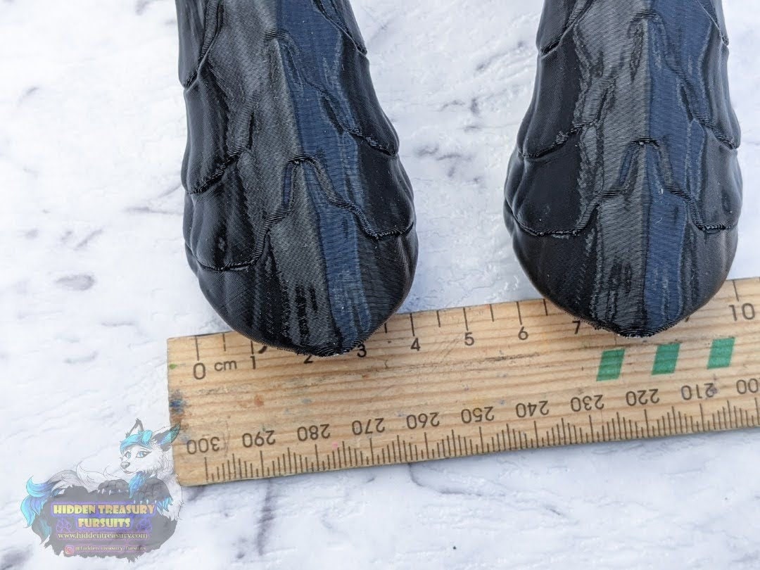 Small Dragon Horns Pair for Cosplay or Fursuit Costumes 3D | Etsy