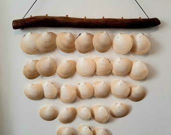 Beautiful Handmade Driftwood & Shell Coastal Chimes/wall Hanging - Etsy