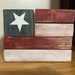 Rustic, Distressed American Flag Blocks, 4th of July, Patriotic ...