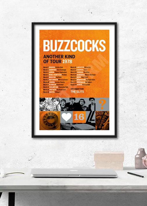 BUZZCOCKS REIMAGINED 1978 Tour Poster sold by Eric Benson | SKU ...