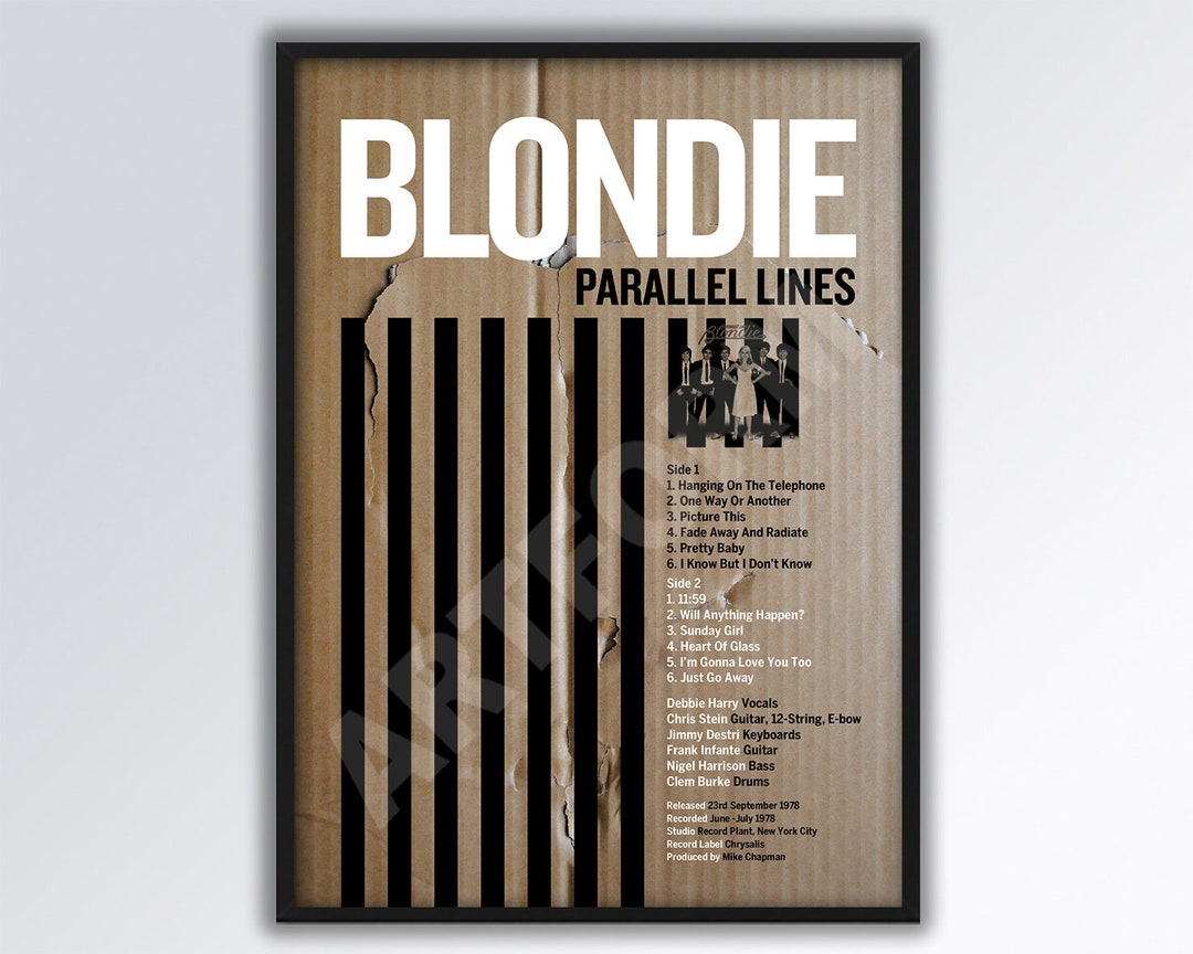 BLONDIE Parallel Lines Poster A3 Size - Etsy