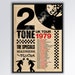 TWO TONE Madness the Specials 1979 UK Tour Poster A3 Size. Dad Gift ...