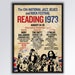 READING FESTIVAL 1973 REIMAGINED A3 Size Poster. Classic Rock. - Etsy UK