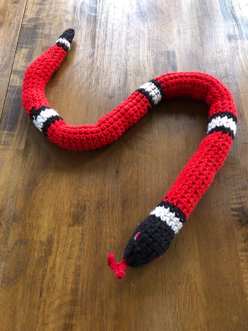 SNAKES!! Soft Plush Hand Crocheted Amigurumi Snakes, Just for Fun! - Etsy