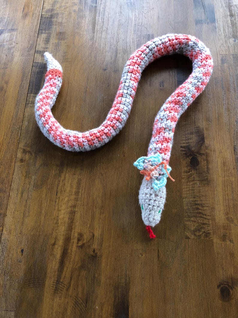 SNAKES!! Soft Plush Hand Crocheted Amigurumi Snakes, Just for Fun! - Etsy